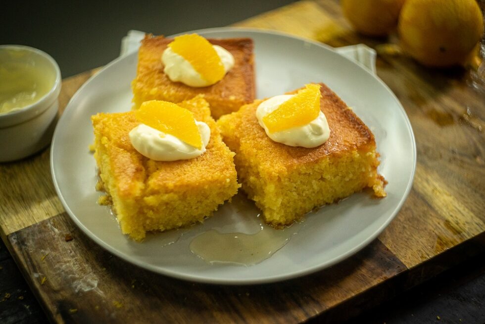 Ravani – Moist Semolina Cake – My Market Kitchen