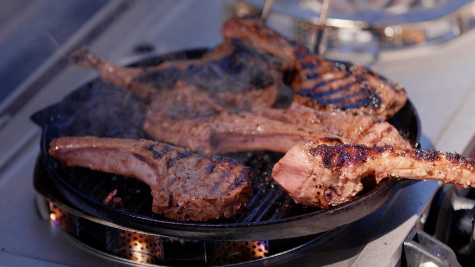 Marinated Lamb Cutlets with Fresh Herb Salad – My Market Kitchen